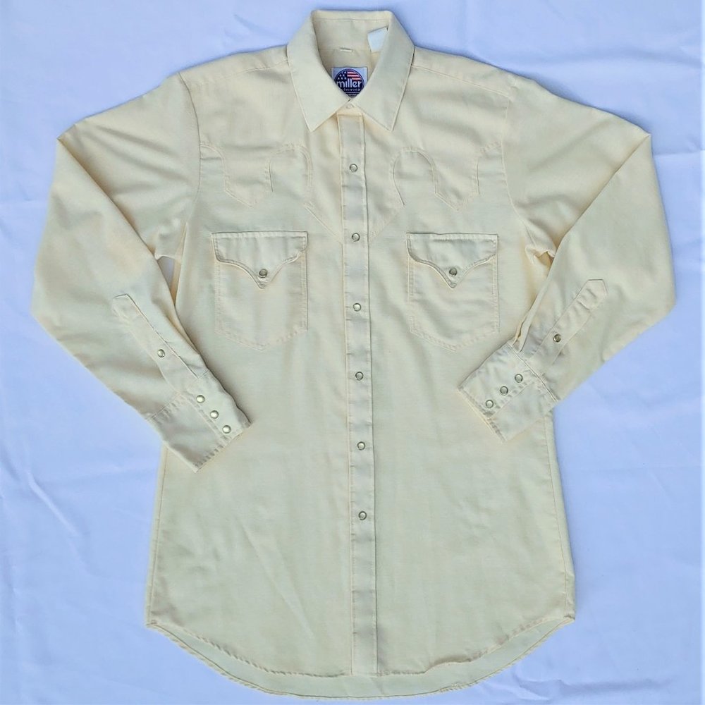 Miller Western Wear Vintage Men's Dress Shirt - Gem